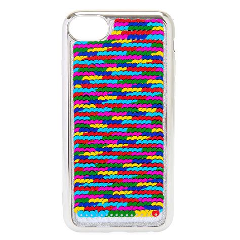 Rainbow Unicorn Reverse Sequin Phone Case Claires Us