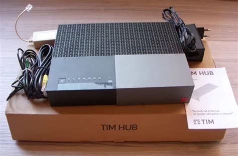 Modem Router Tim Hub Adsl Adsl2 Vdsl Evdsl Fibra Wifi 1000 Mega