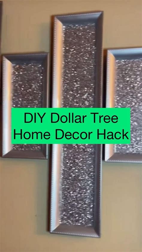 Diy Dollar Tree Wall Decor Craft Ideas 💚 Add A Title Bling To Your Bedroomand Living Room👉