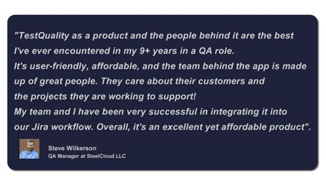 Testquality On Linkedin Qa Testquality Successstory Testmanagement