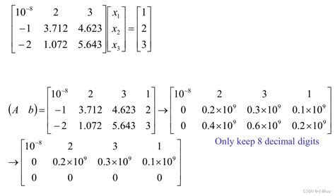 数值方法笔记3：线性和非线性方程组求解高斯消去法可以求解非线性方程组 Csdn博客