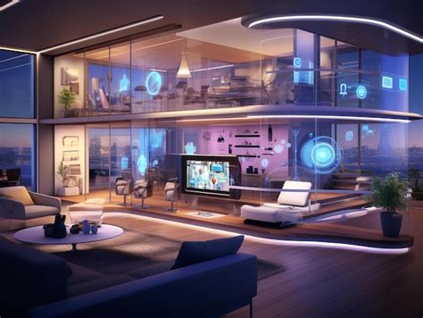 Premium Photo Seamless Smart Home Automation Ai Generated
