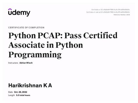 Harikrishnan K A On Linkedin Python Programming
