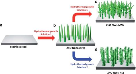 The Schematic Illustrations Of Synthesis Of 3d Hierarchical Zno Download Scientific Diagram