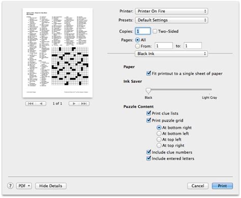 Black Ink Printing Update