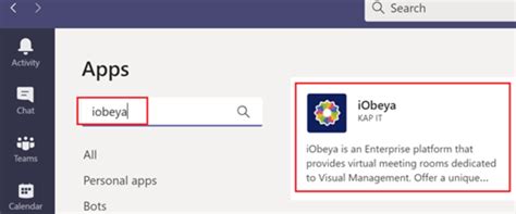 How To Connect Iobeya To Your Ms Teams Resource Center