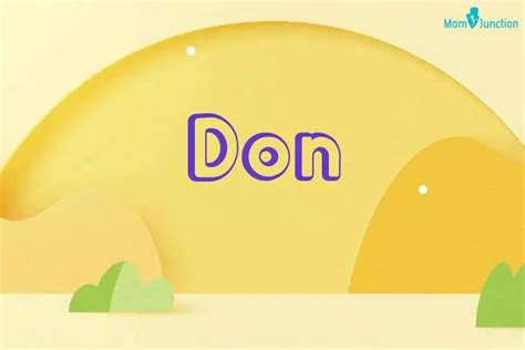 Explore Don Meaning Origin Popularity