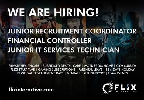Flix Interactive On Linkedin Flix Are Seeking Applicants For A Range