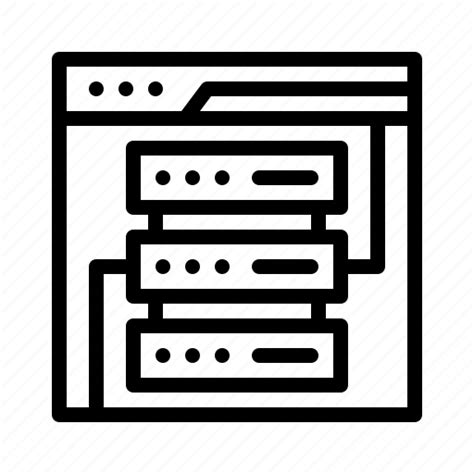 Web Hosting Server Network Database Icon Download On Iconfinder