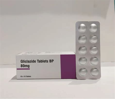 Gliclazide Bp 80mg Tablets Packaging Size 10x10 Tablet At Best Price In Vadodara