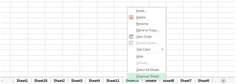 Grouping Or Ungrouping Sheets In Microsoft Excel Microsoft Excel Tips From Excel Tip Com