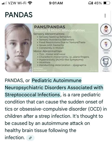 Has Anyone Heard Of Pandaspans Disorder Dxd Other Has Anyone Heard Of Pandaspans Disorder Dxd Other