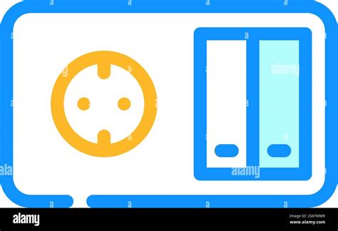 Switch Socket Color Icon Vector Switch Socket Sign Isolated Symbol Illustration Switch Socket