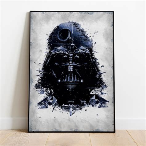 Darth Vader Print Etsy