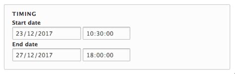 The Datetime Range In Drupal 8