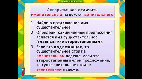 Урок русского языка в 4 классе по теме Именительный и винительный падежи имен существительных