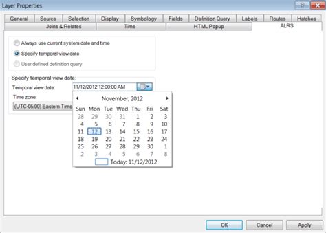 Time Aware Lrs—arcmap Documentation