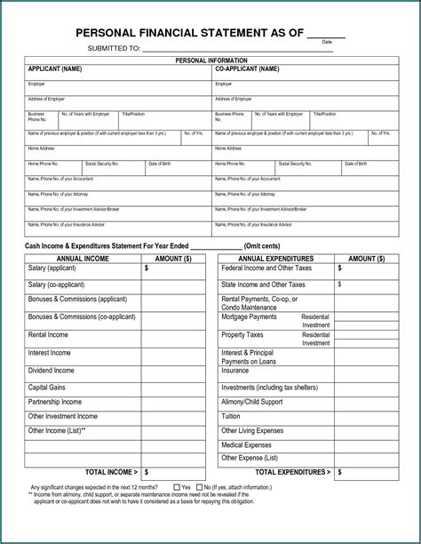 Blank Balance Sheet Template Excel Template 1 Resume Examples
