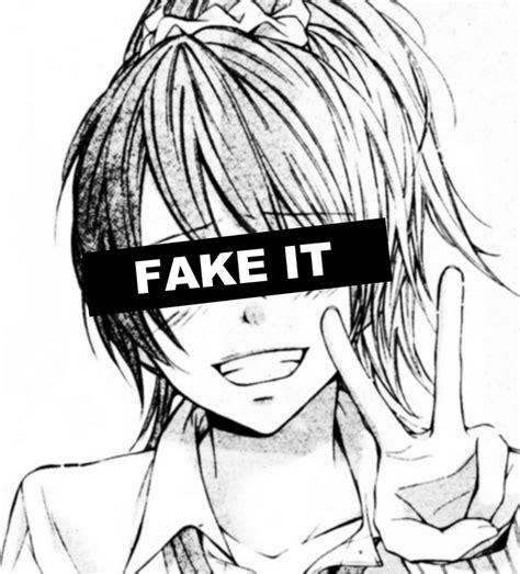 Fake Smile Anime Girl