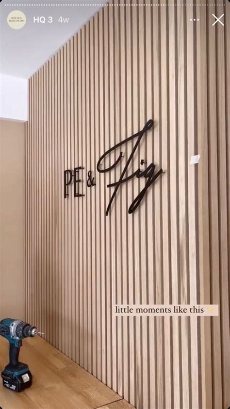 Wooden Slat Wall Panels For Stylish Home And Office Decor