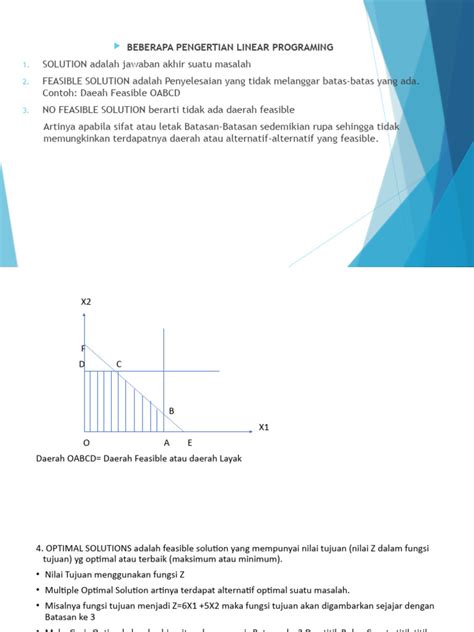 4pengertian Dalam Linear Programing Pdf