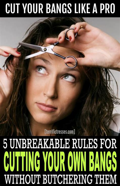 Do You Dare How To Cut Your Own Bangs Do You Dare How To Cut Your Own Bangs