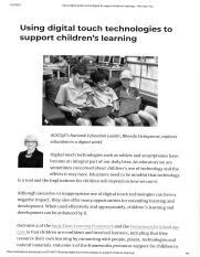 Using Digital Technologies Pdf Course Hero