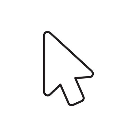Cursor Icon Set Click Arrow Symbol Web Mouse Pointer Sign In Black