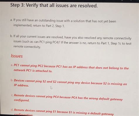 Packet Tracer Troubleshoot Default Gateway Chegg Com