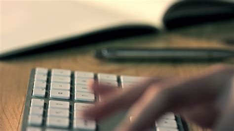 Premium Stock Video Inputting Data And Information