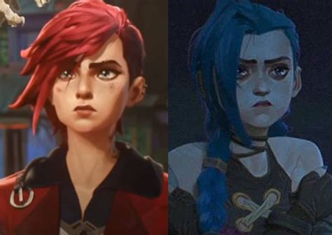 S1 Spoilers Jinx And Vi Side By Side Comparison Compilation Rarcane