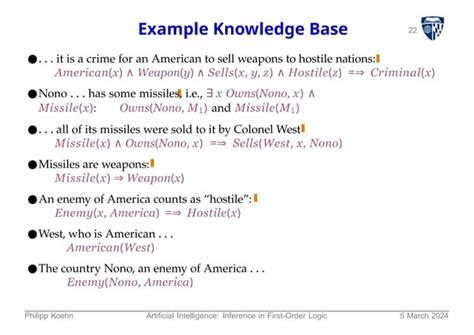 Lecture Inference In First Order Logicpptx Technology And Computing Lecture Inference In First Order Logicpptx Technology And Computing