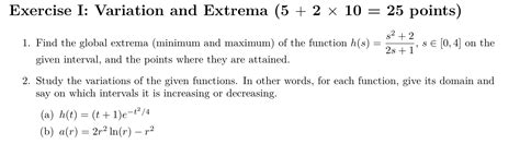 solved exercise i variation and extrema 5 2×10 25 points