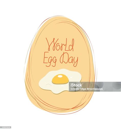 달걀 프레임 음식 계란 후라이 세계 달걀의 날 붓글씨 비문 천연 제품 벡터 일러스트 레이 션 배경 절연 건강한 식생활에 대한 스톡 벡터 아트 및 기타 이미지 Istock