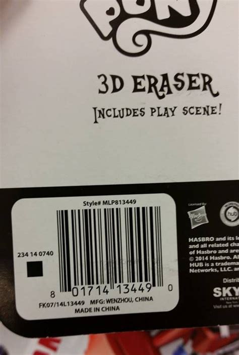 Mlp Blind Bag Shaped 3d Erasers Found At Target Mlp Merch