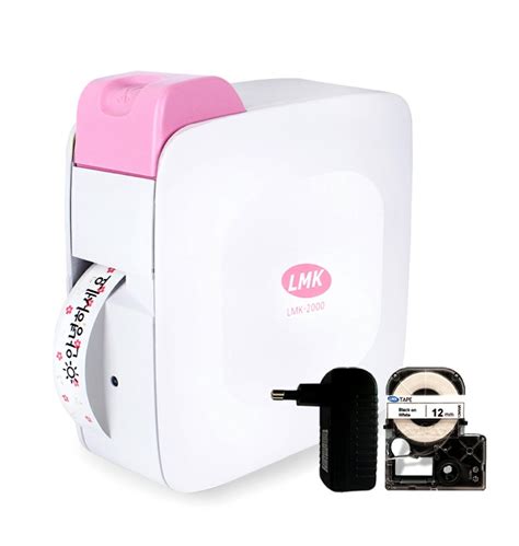 블루투스 라벨프린터 라벨기 Lmk 2000pk 핑크라벨지 티몬