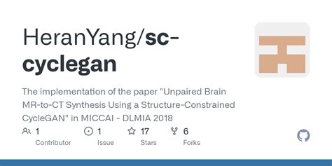 github heranyang sc cyclegan the implementation of the paper unpaired brain mr to ct