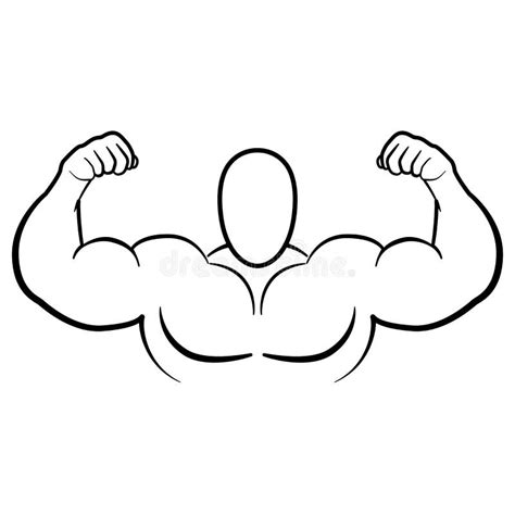 Man Flexing Arm Drawing At Lori Allan Blog