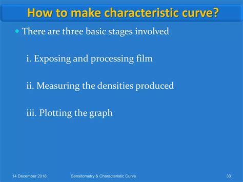 Sensitometry Or Characteristic Curve Pptx