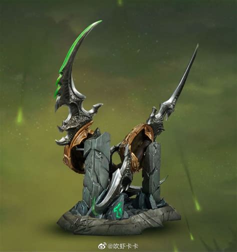 와우 실물 크기 아지노스의 전투검 및 신드라고사 조각상 판매 Pc 게임 정보