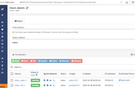Instalasi Odoo Erp Pada Docker Pt Proweb Indonesia