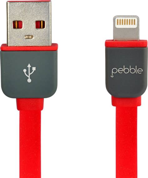 Pebble Lightning Cable 1 M Copper Braiding Charge And Sync Cable Pucl10 Pebble