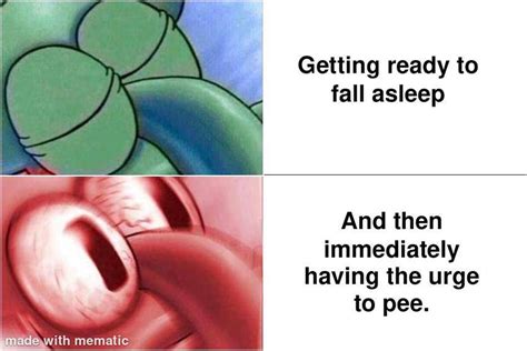 8 Meme Spongebob Tentang Buang Air Kecil Kebelet Pas Mau Tidur Idn Times