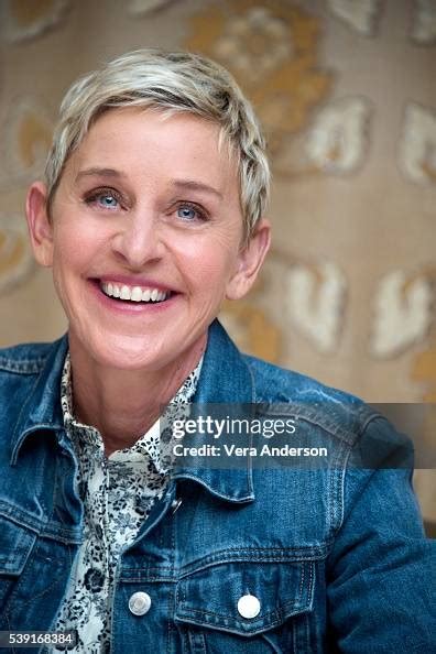 Ellen Degeneres At The Finding Dory Press Conference At The Montage