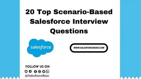 20 Scenario Based Salesforce Interview Questions Salesforce Developer And Admin Guide 2025