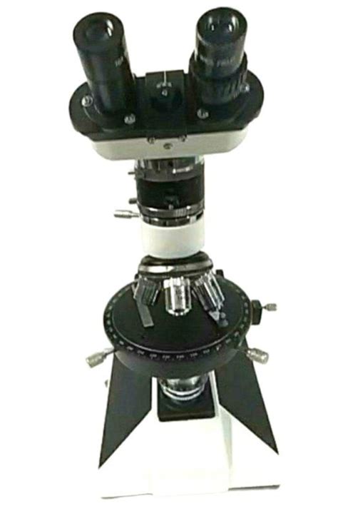 220v Electricity 3 5kg Binocular Polarizing Microscope For Science Lab