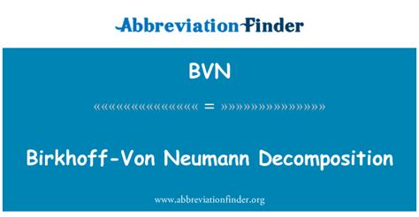 Bvn 代表 伯克霍夫 · 冯 · 诺依曼分解 Birkhoff Von Neumann Decomposition