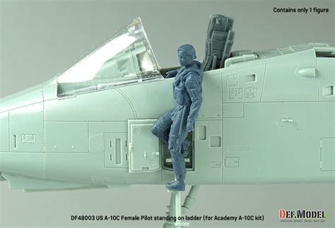 Buy 1 48 Us A 10c Female Pilot Standing On Ladder For Academy A 10c Kit 3d Printed Kit Online