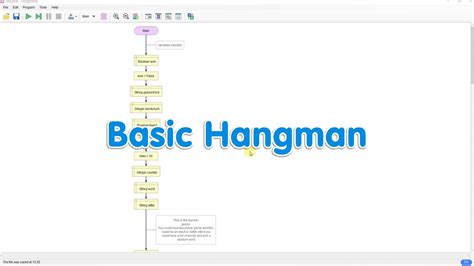 Flowgorithm Hangman Youtube