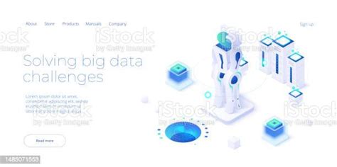 챗봇 또는 인공 지능 네트워크 개념이 아이소메트릭 벡터 일러스트레이션에 있습니다 로봇 머리와 뉴런 연결이 있는 뉴로넷 또는 Ai 기술 배경 웹 배너 레이아웃 템플릿 등측